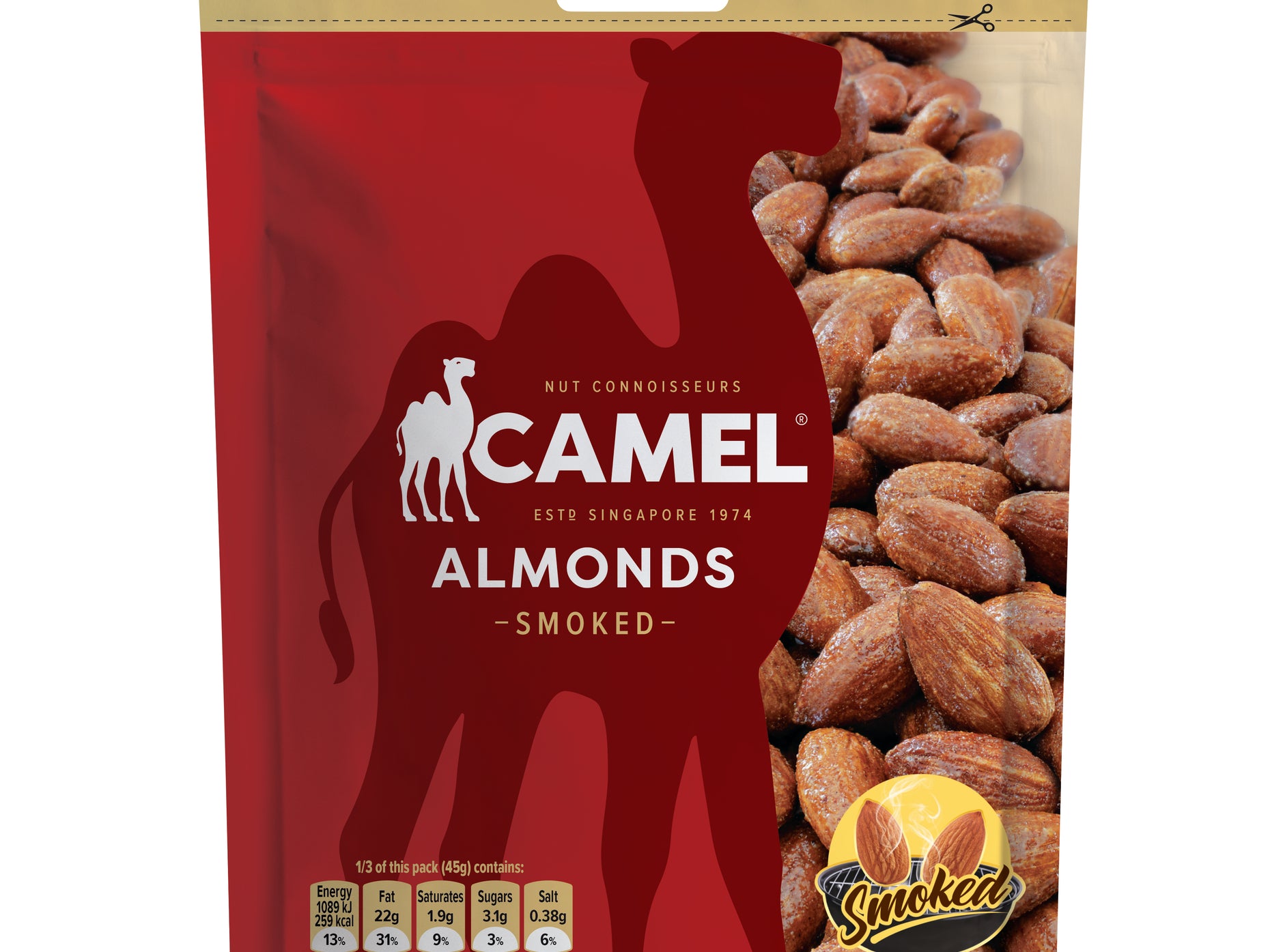 Almonds Crunchy with Light Creamy Texture | Camel Nuts
