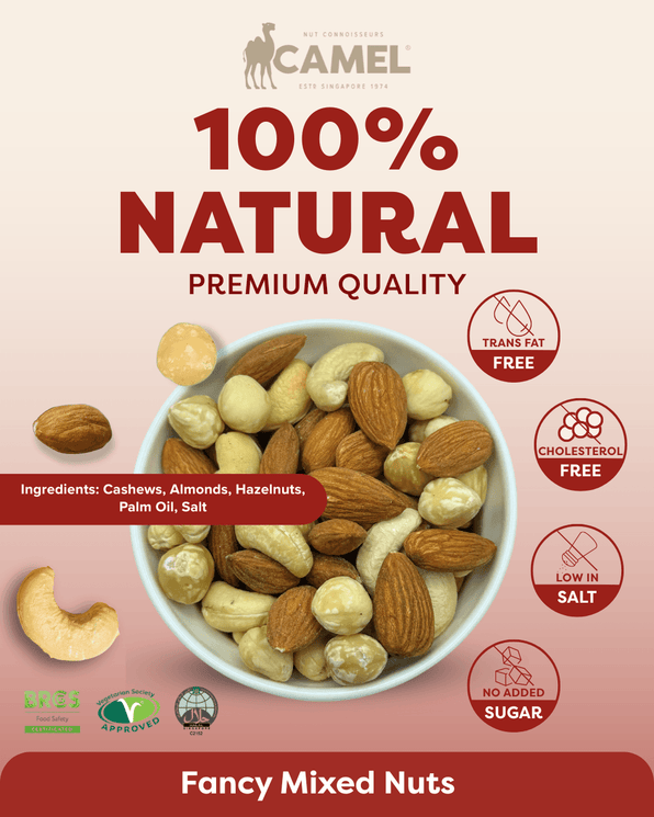 Camel Nuts Singapore | Almonds, Cashews, Pistachios, Walnuts & More