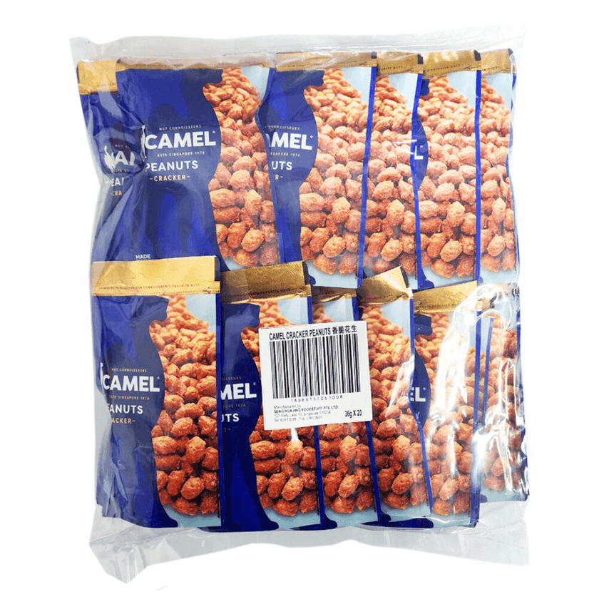 Cracker Peanuts – Savoury Garlic-Coated Nut Snack – Camel Nuts