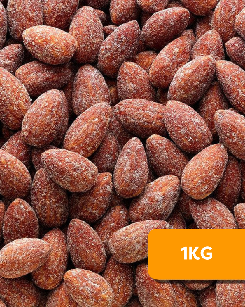 Honey Almonds 1kg – Premium Crunchy Sweet Nuts – Camel Nuts