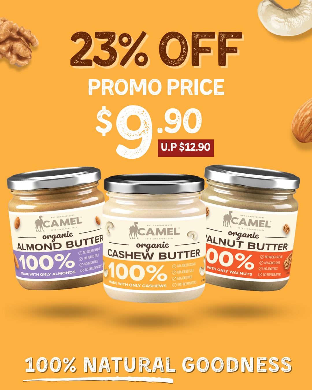 Camel Nuts Largest manufacturer of Nuts in Singapore