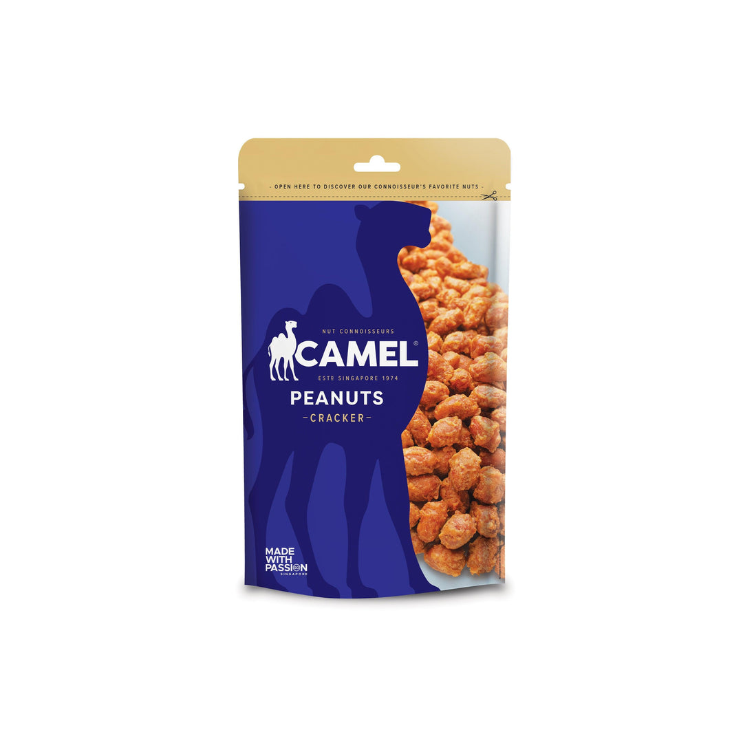 Cracker Peanuts – Savoury Garlic-Coated Nut Snack – Camel Nuts