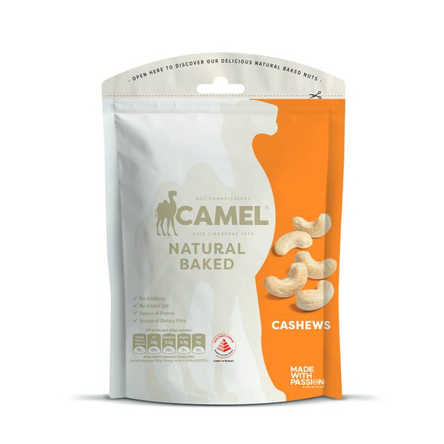 Natural Baked Cashews – Camel Nuts